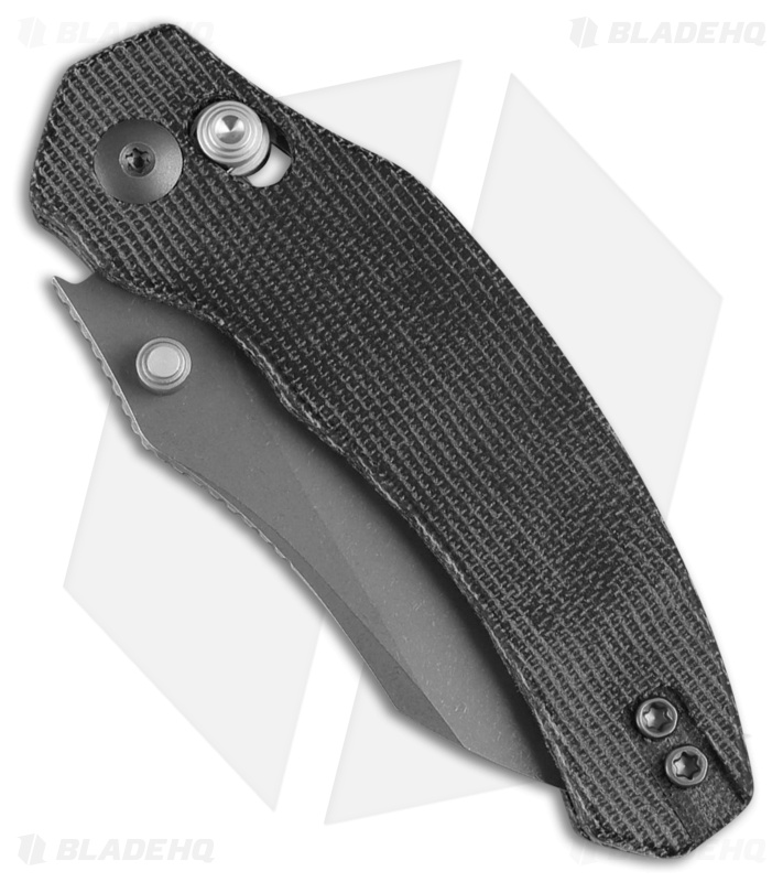Kizer Mini Bulldog Knife Black Micarta Gray/SW