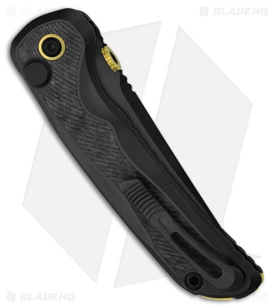 Kizer Mithril KineticFit Button Lock Knife | DLC Ti/CF | DLC