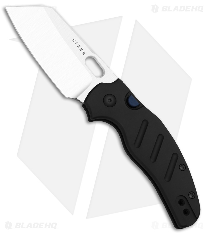 Kizer Sheepdog Knife | Black Alumuminum | Satin