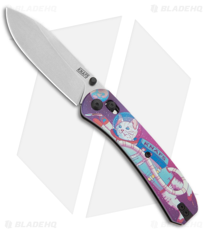 KNAFS Lander 2 Pre-Built Knife Kitty Cosmo Crew G-10 S35VN