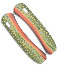 KNAFS Lander 2 Knife Scales G-10 Brook Trout