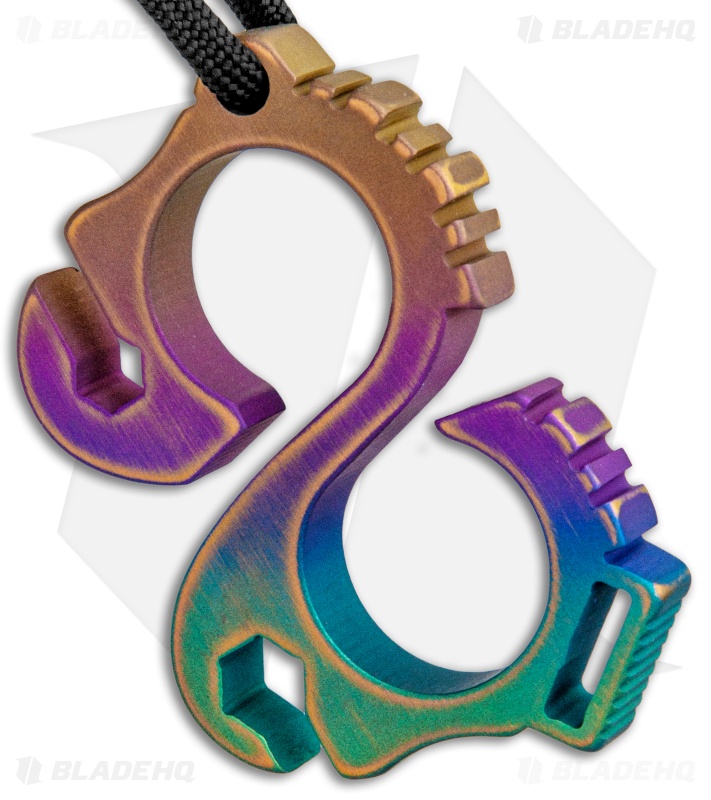 Koch Tools Solo 2.0 EDC Keychain Pocket Tool - Fade AnoTitanium 3/8 ...