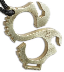 Koch Tools Solo 2.0 EDC Keychain Pocket Tool - Brass - Blade HQ