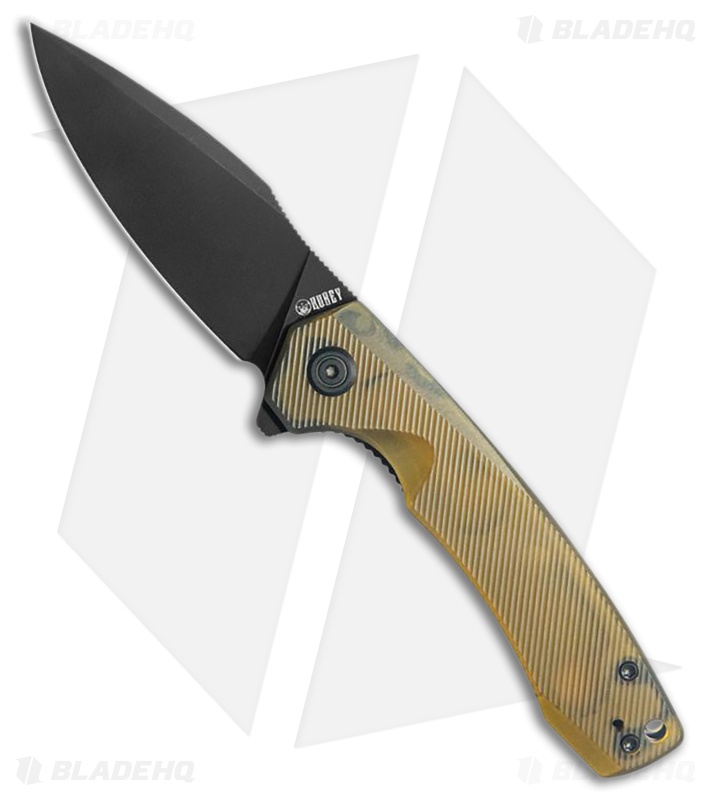 Kubey Calyce Liner Lock Knife Ultem Black SW 14C28N