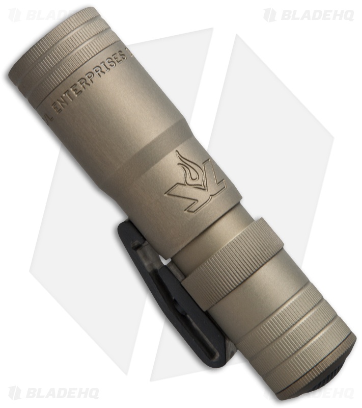 LensLight Mini Tan Dual-Output Flashlight Smooth Bezel (Default High ...