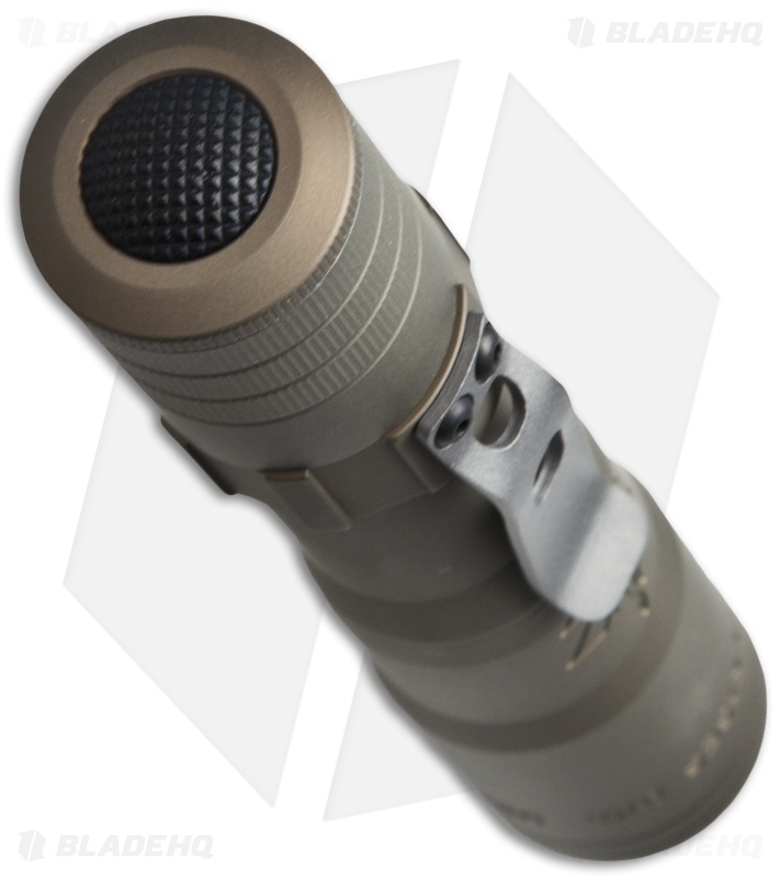 LensLight KO Tan Dual Output Flashlight Smooth Bezel - LLKOT-2S - Blade HQ