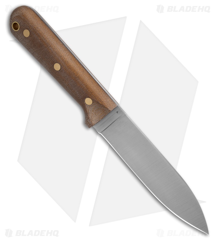 L.T. Wright Gen 5 Fixed Blade Knife Natural Micarta (5.25" Satin A2) - Blade HQ