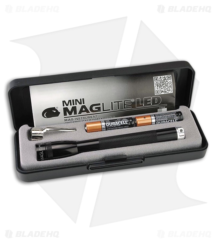 Mag-Lite Mini Maglite Cell White LED Flashlight Black