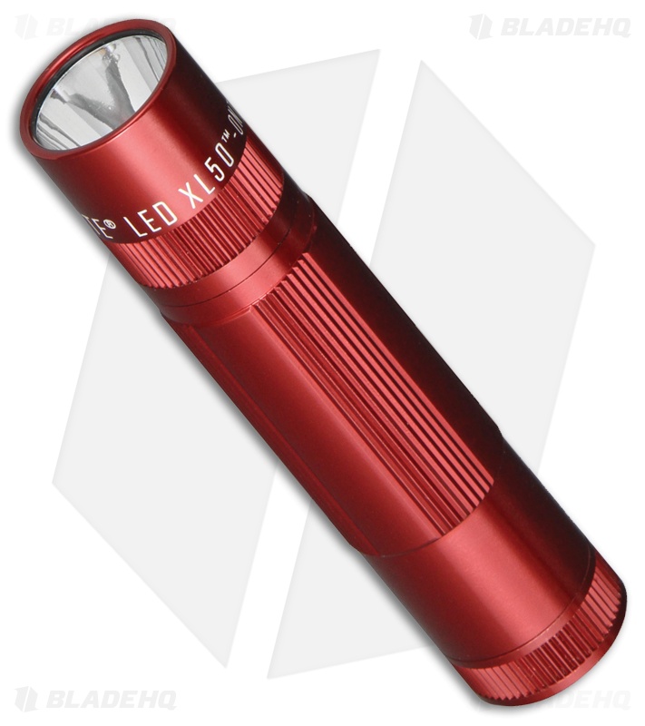 Mag-Lite XL50 LED Flashlight Red Aluminum (200 Lumens)