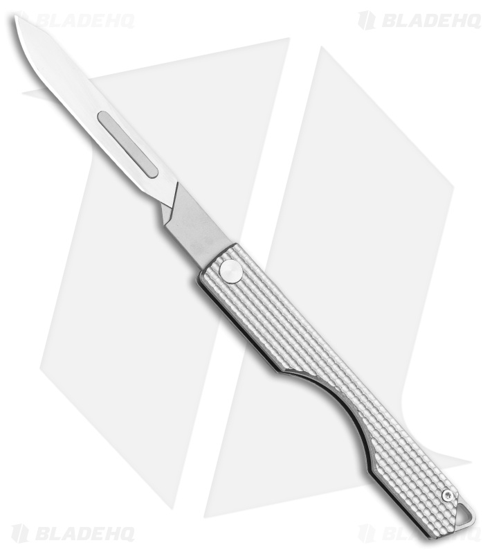 CountyComm Folding Titanium Craft Scalpel w/ Spare Blades - Blade HQ