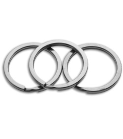 35mm Titanium Split Rings (Set of 3) Key Rings - Blade HQ