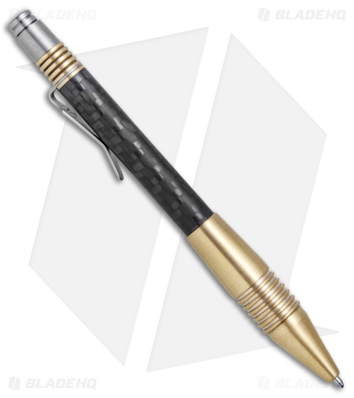 Matthew Martin Tactical 400 Series Grooved Click Pen (Bronze/CF) 400BCF ...