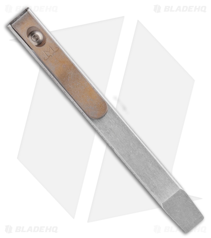 Maverick Customs 4" Slim 1080HC Pocket Pry Bar Tool - Stonewash/Bronze ...