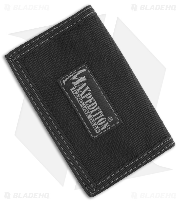Maxpedition Micro Wallet Black Super Thin ID Holder 0218B - Blade HQ