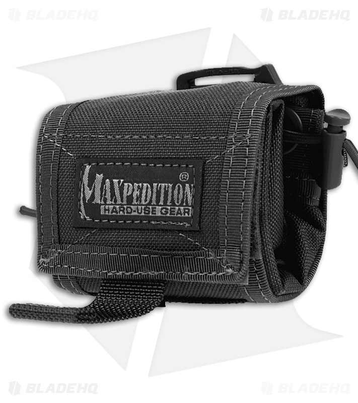 Maxpedition Rollypoly MM Black Folding Dump Utility Pouch 0208B - Blade HQ