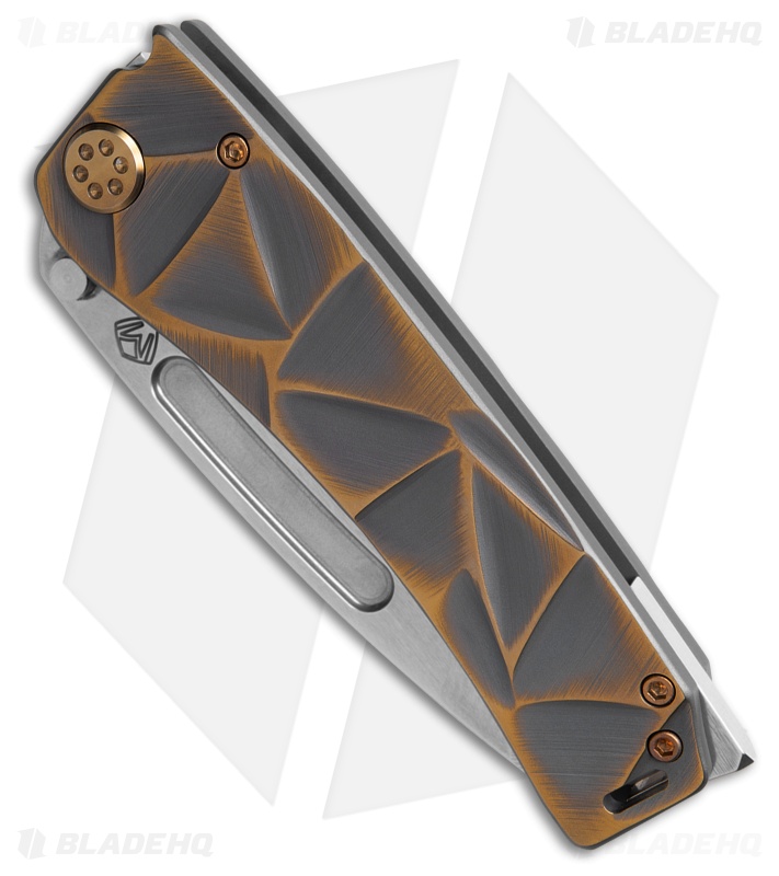 Medford Marauder Tanto Knife Stained Glass Ti