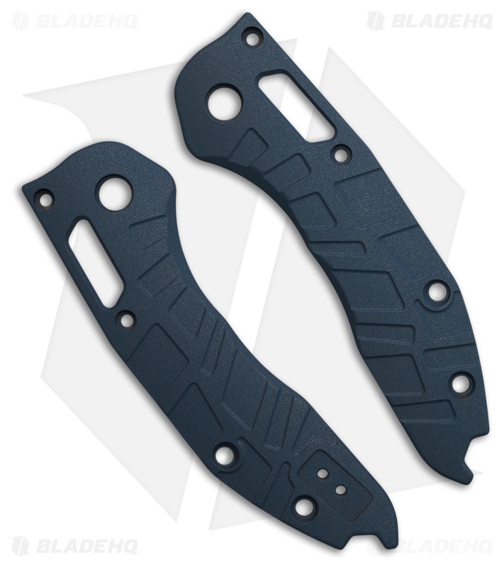 Lex Custom International Microtech Stitch Ti Scales Blue Ti