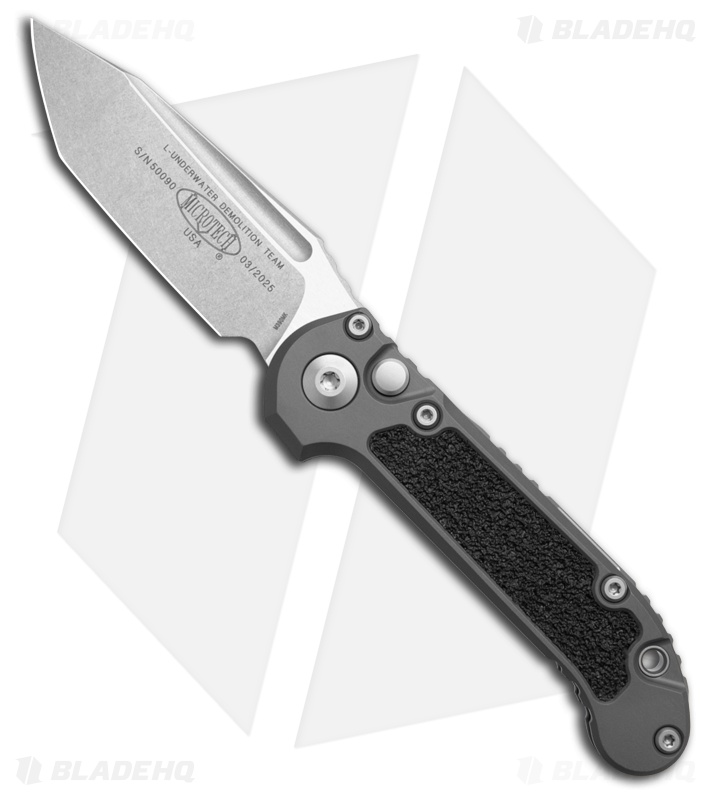 Microtech LUDT Automatic Knife Natural Clear Aluminum T/E SW