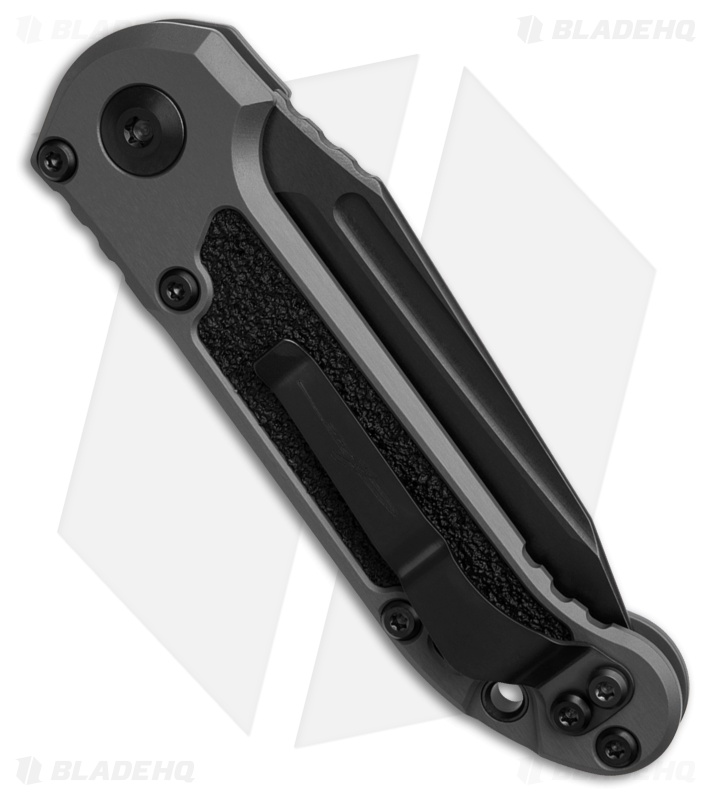 Microtech LUDT Gen III T/E Automatic Knife Natural Clear