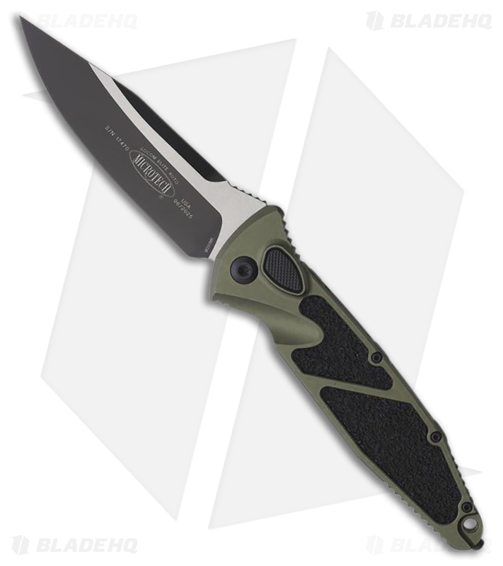 Microtech Socom Elite Auto Knife | OD Green | Blade HQ