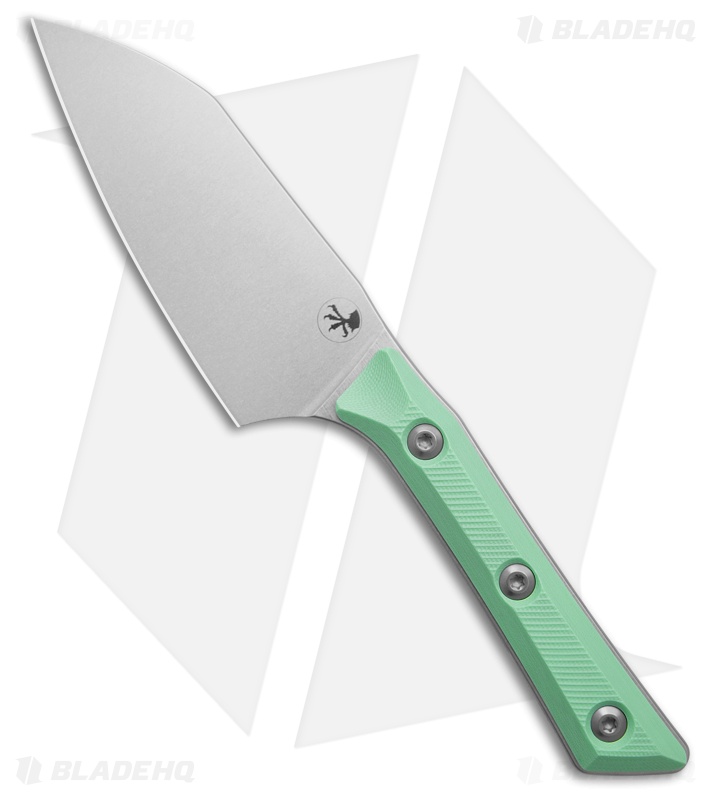 4.2" SANTOKU KNIFE STONEWASH STANDARD CARIBBEAN BLUE G-10