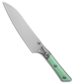 Microtech Utility Fixed Blade Kitchen Knife | Caribbean Blue G-10/Ti