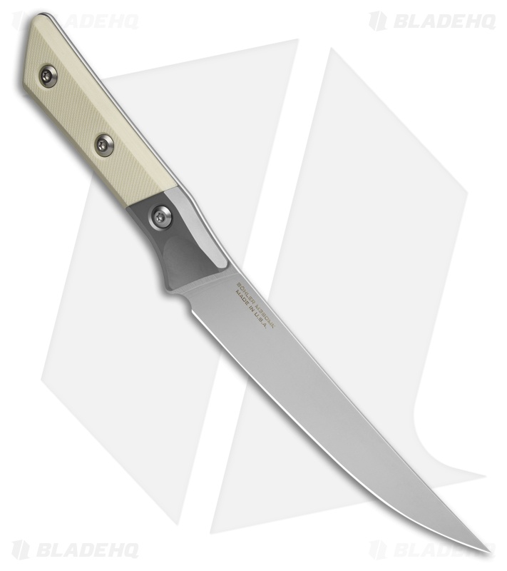 Microtech Boning Fixed Blade Kitchen Knife | Ivory/Ti