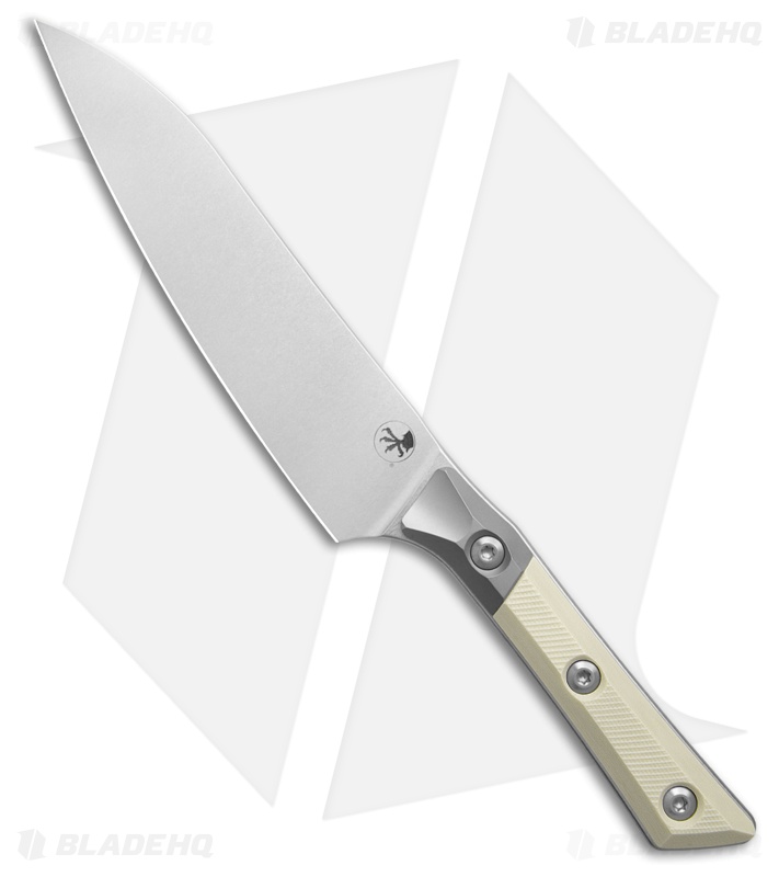 Microtech Utility Fixed Blade Kitchen Knife | Ivory G-10/Ti