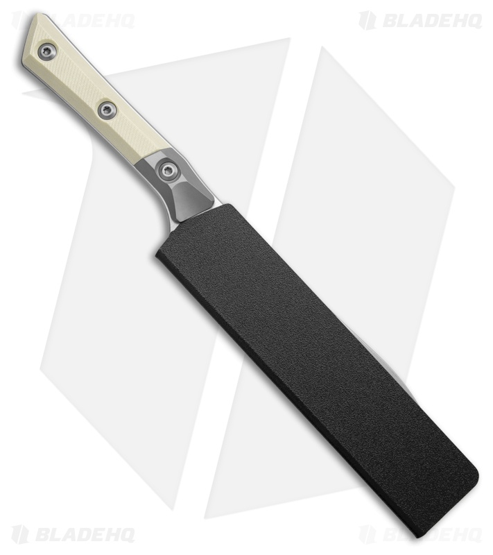 Microtech Utility Fixed Blade Kitchen Knife | Ivory G-10/Ti