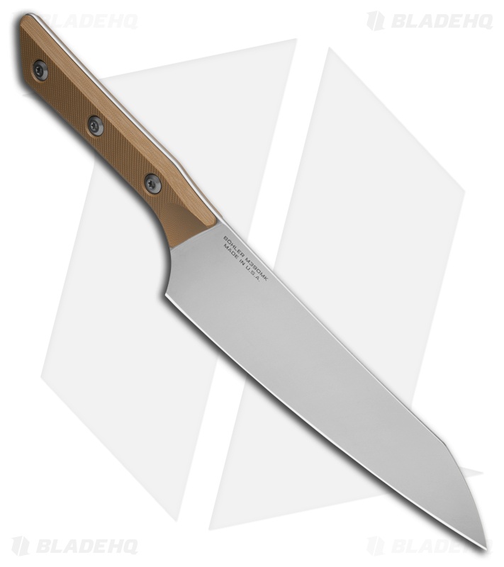 Microtech Chef's Fixed Blade Knife Coyote G10