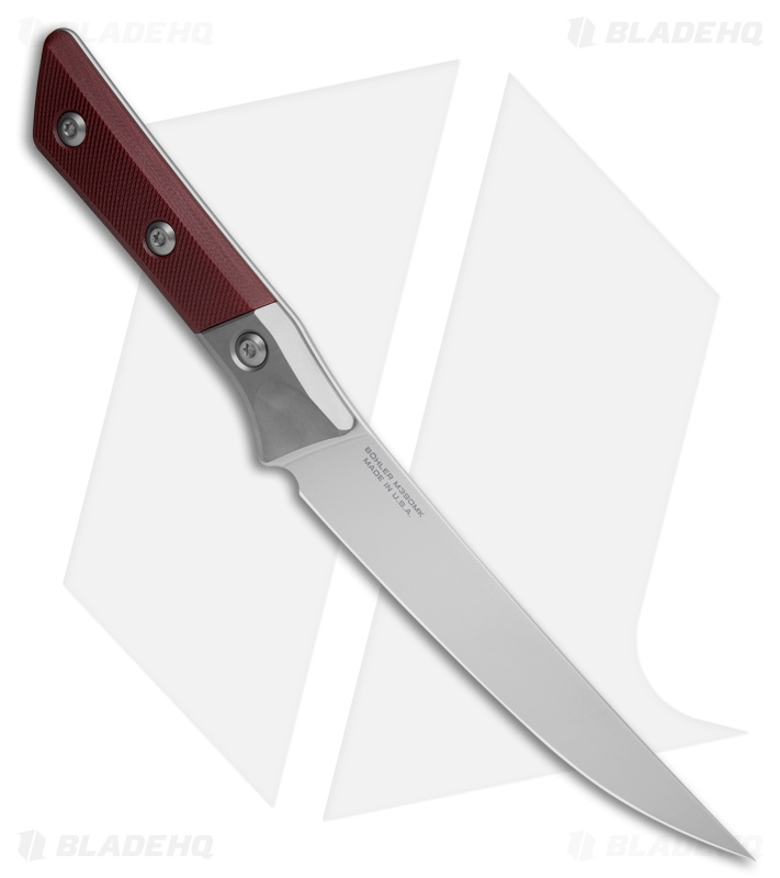 Microtech Boning Fixed Blade Kitchen Knife | Merlot/Ti