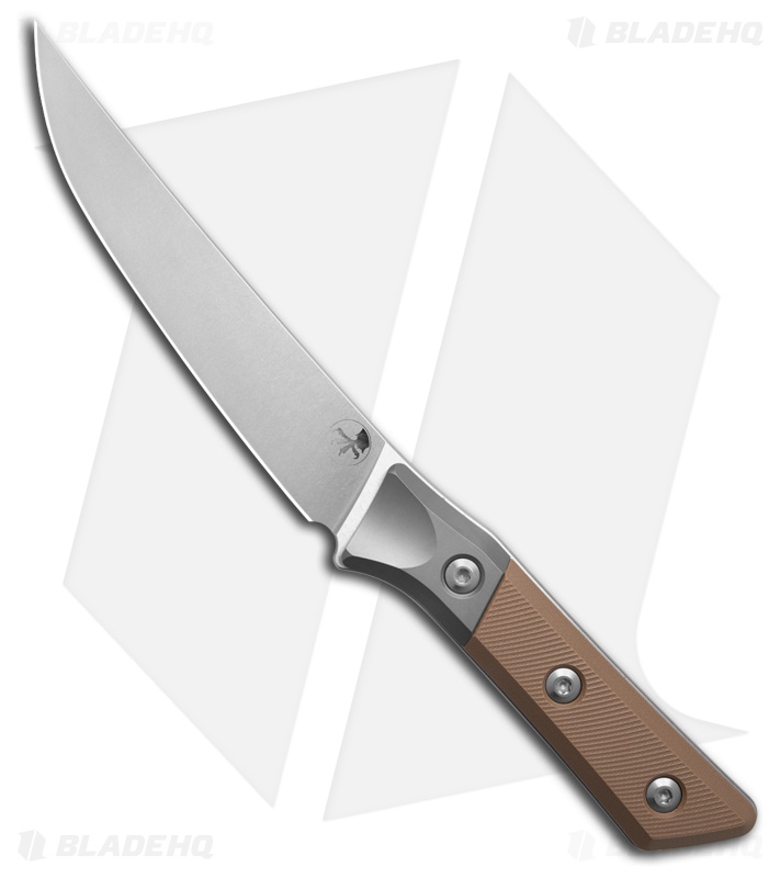Microtech Boning Fixed Blade Knife Coyote Tan G10