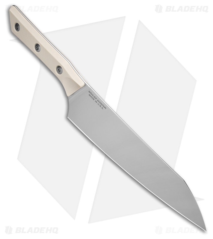 Microtech Chef's Knife | Ivory G-10 Titanium Bolster