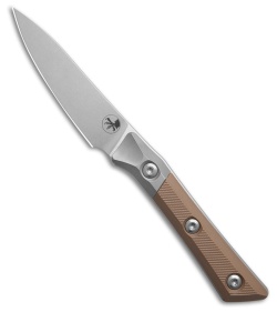 Microtech Paring Fixed Blade Knife Tan G10