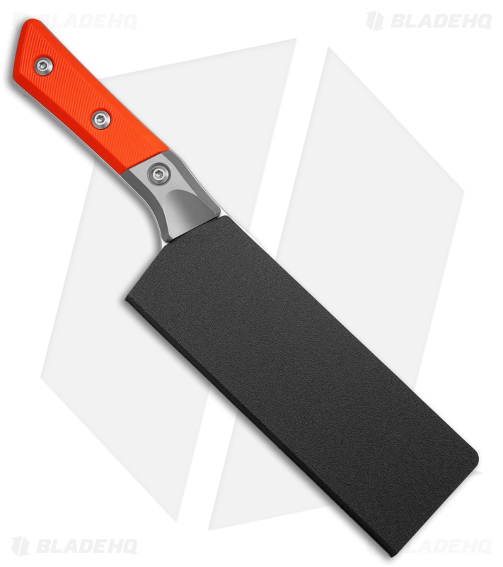 Microtech Santoku Fixed Blade Knife Ember G10
