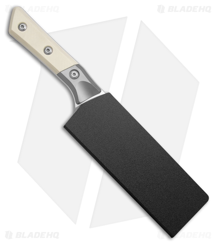 Microtech Santoku Fixed Blade Knife Ivory G10