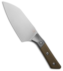 Microtech Santoku Fixed Blade Knife OD Green G-10