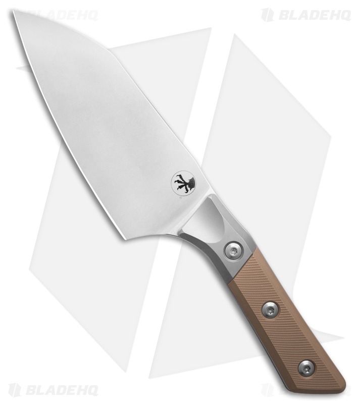 Microtech Santoku Fixed Blade Knife Tan G10
