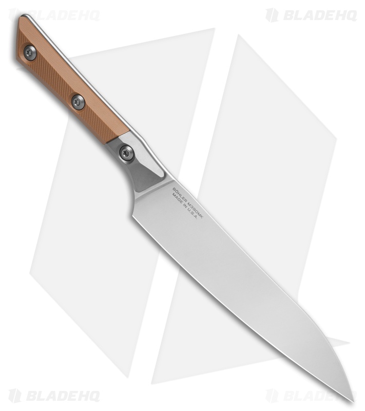 Microtech Utility Fixed Blade Kitchen Knife Coyote Tan G-10