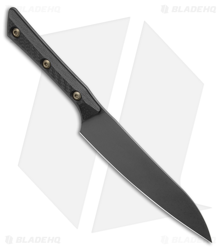 Microtech Utility Fixed Blade Knife Black Carbon Fiber
