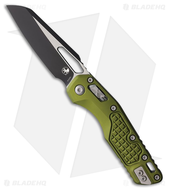 Microtech MSI Knife | OD Green Frag Aluminum | Two-Tone