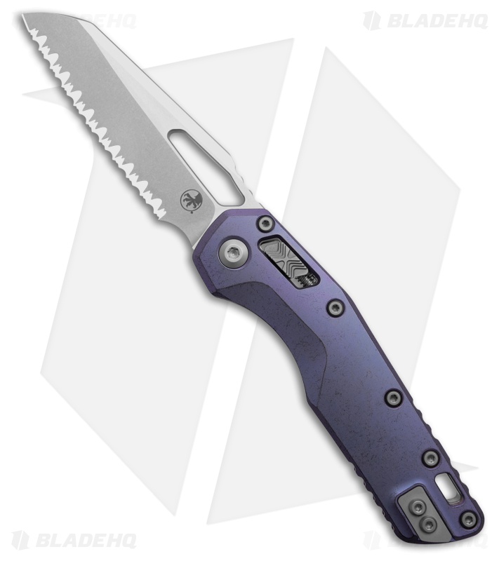 Microtech MSI Ram-Lok Knife | Slab Side Purple Ti | SW FS