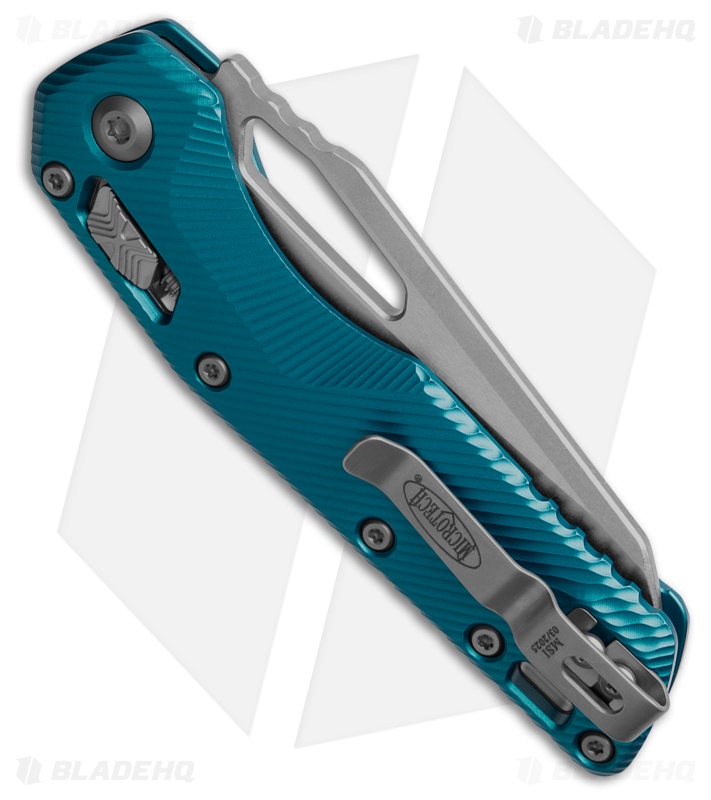 Microtech MSI Knife Fluted Blue Aluminum SW Serr