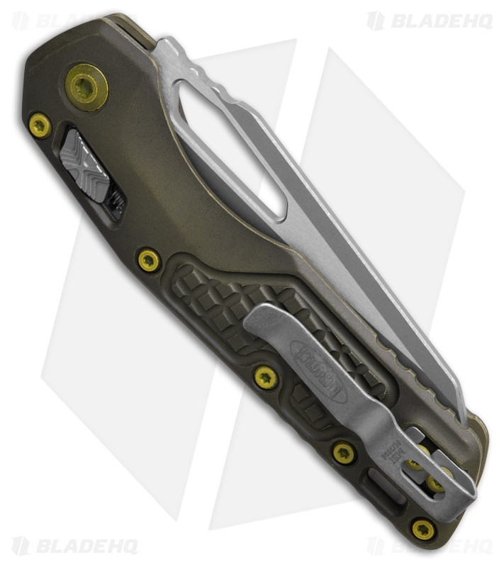 Microtech MSI Ram-Lok Knife Grenade Green Frag Aluminum Apocalyptic