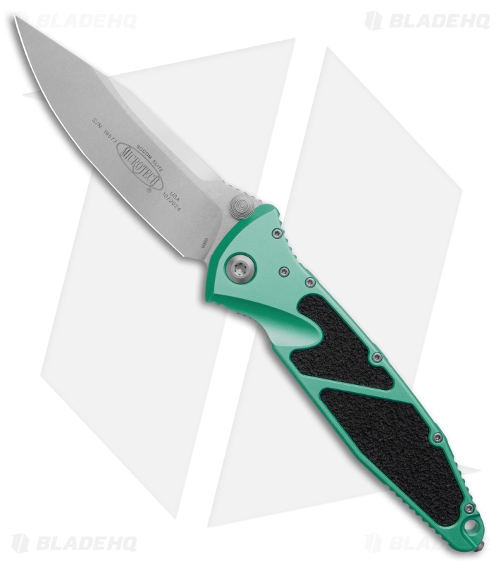 Microtech Socom Elite Knife Turquoise Aluminum S/E SW