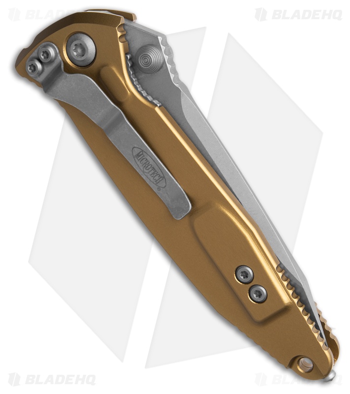Microtech Socom Elite T/E Manual Knife Tan Al Apoc Serr