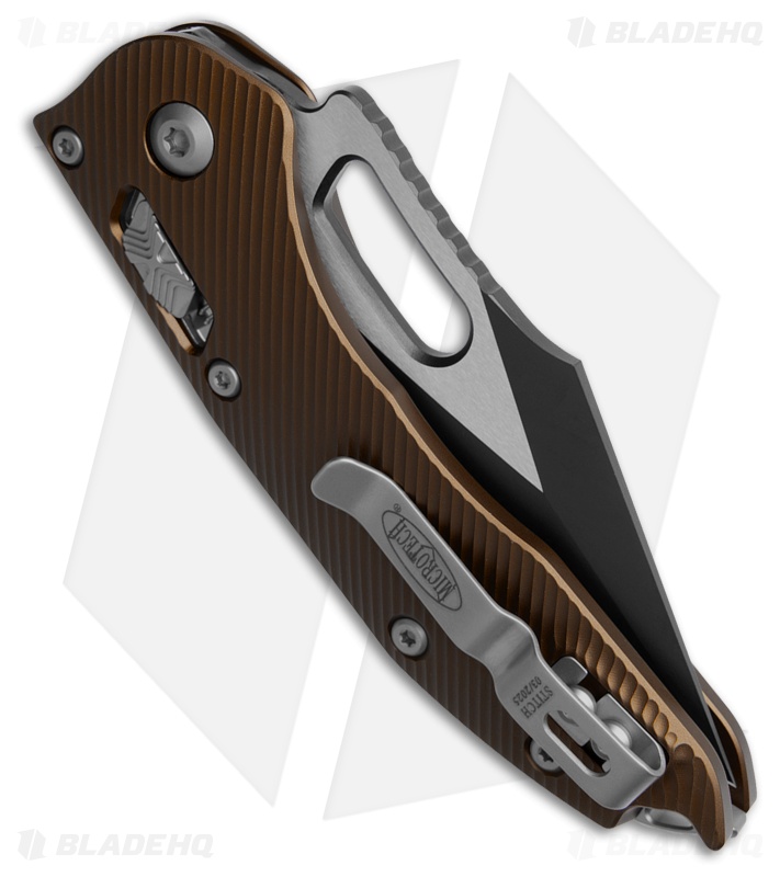 Microtech Stitch Ram-Lok Knife Tan Aluminum