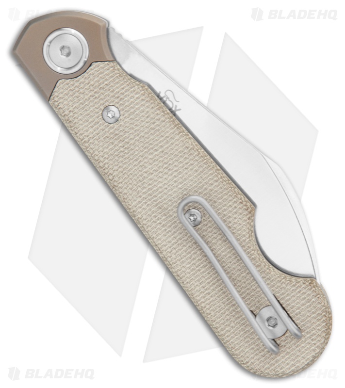 MKM Jaques Knife Green Canvas Micarta MagnaCut Satin