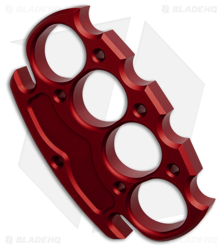 NCC Knives Grapnel Horned Knuckle | Red Aluminum