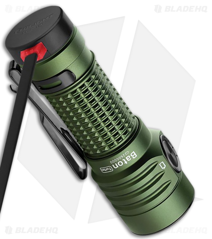 Olight Baton Turbo Flashlight OD Green 1,000 Lumens CW